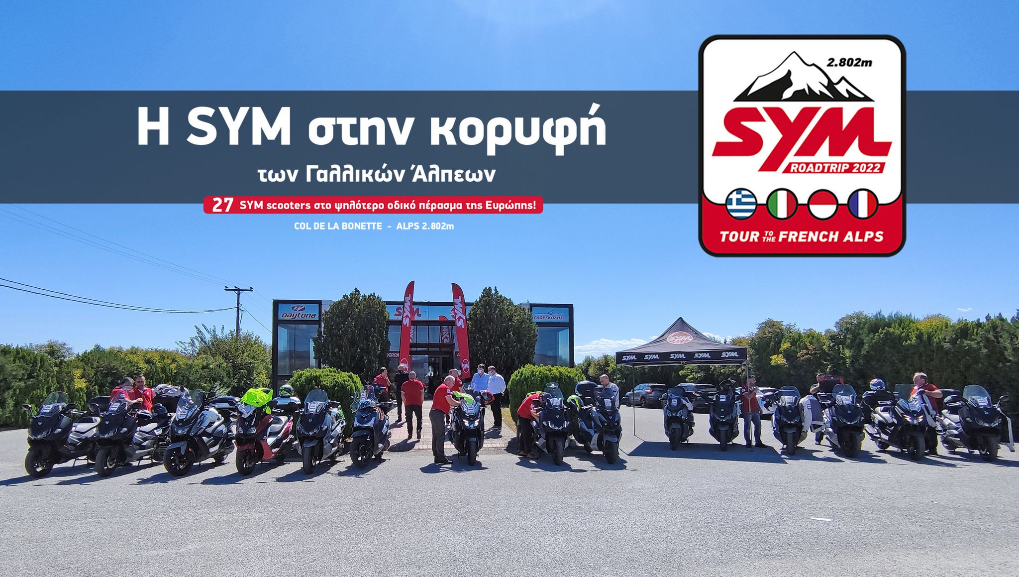 SYM Roadtrip 2022 - Tour to the French Alps | MOTOMAG