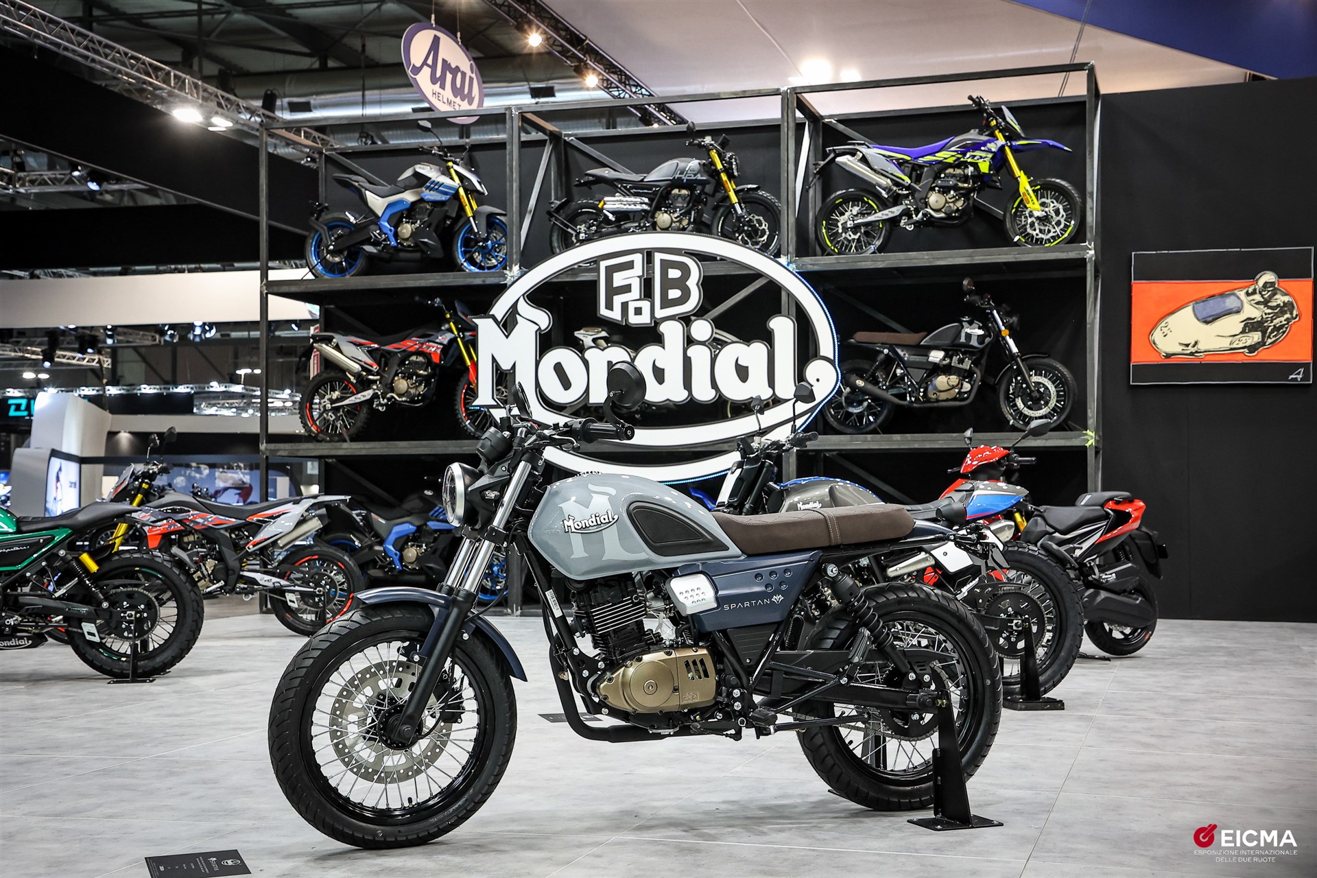 EICMA 2022: FB Mondial Spartan 125 - Με σήμα μια σπαρτιάτικη ...
