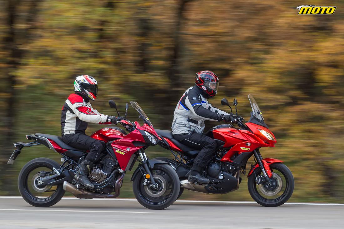 Yamaha Tracer 700 εναντίον Kawasaki Versys 650 [2017-2019] | MOTOMAG