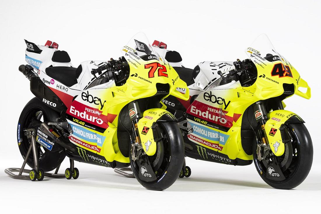 Pertamina Enduro VR46 MotoGP Team - "Vale Yellow" χρώμα για την ομάδα ...