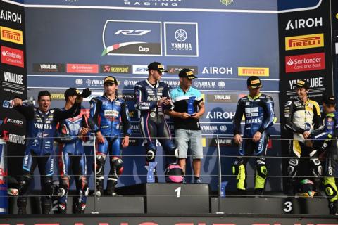 Γιάννης Περιστεράς, Yamaha R7 Cup – Νικητής στο Misano μπροστά από τον ...