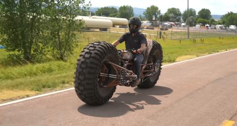 Grind Hard Monster Chopper - Με δικύλινδρο μοτέρ KTM 150 ίππων [Video ...